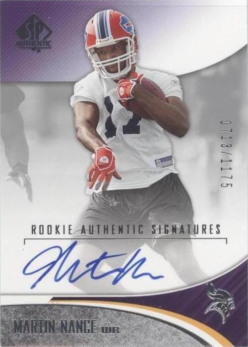 2006 SP Authentic - Rookie Authentic Signatures Martin Nance #212 /1175 ...
