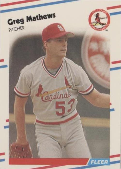 1988 Fleer - Glossy #41 Greg Mathews for sale online | eBay