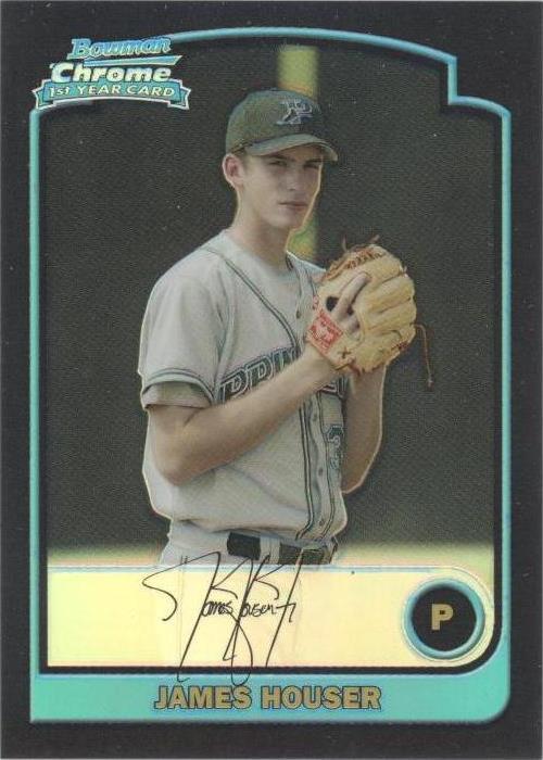 2003 Bowman Draft Picks & Prospects - Chrome Refractor #BDP38 James ...