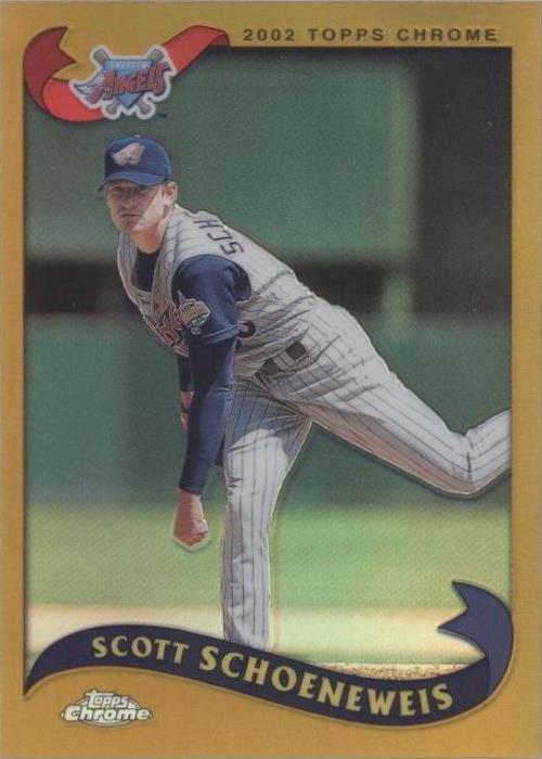 2002 Topps Chrome - Gold Refractor #58 Scott Schoeneweis for sale ...