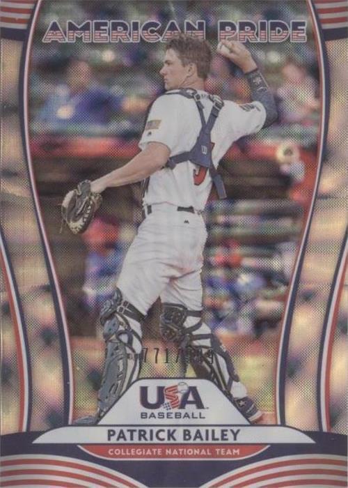 2020 Panini Donruss - American Pride Adley Rutschman, Patrick Bailey # ...