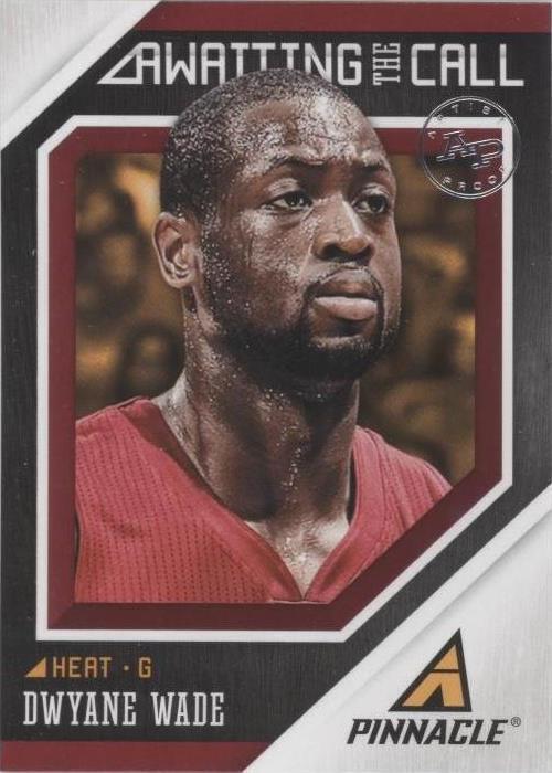 2013-14 Panini Pinnacle - Awaiting the Call Dwyane Wade #6 Artist Proof ...