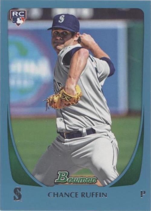 2011 Bowman Draft Picks & Prospects - Chance Ruffin #105 Blue /499 (RC ...