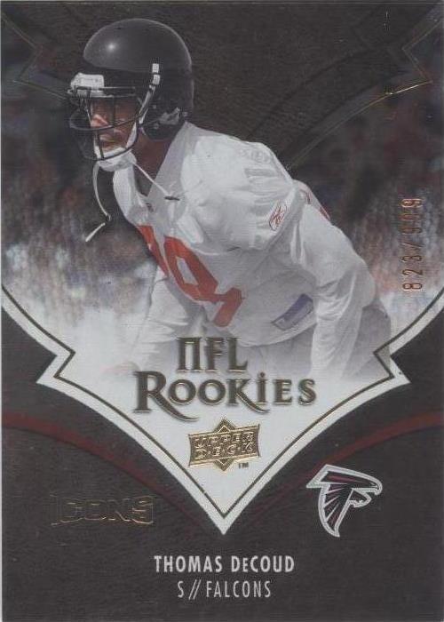 2008 Upper Deck Icons - Thomas DeCoud #244 /999 (RC) for sale online | eBay