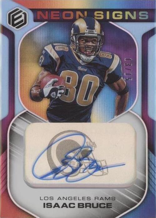 2019 Panini Elements - Neon Signs Tier 2 Isaac Bruce #NS2-IB Blue /15 ...