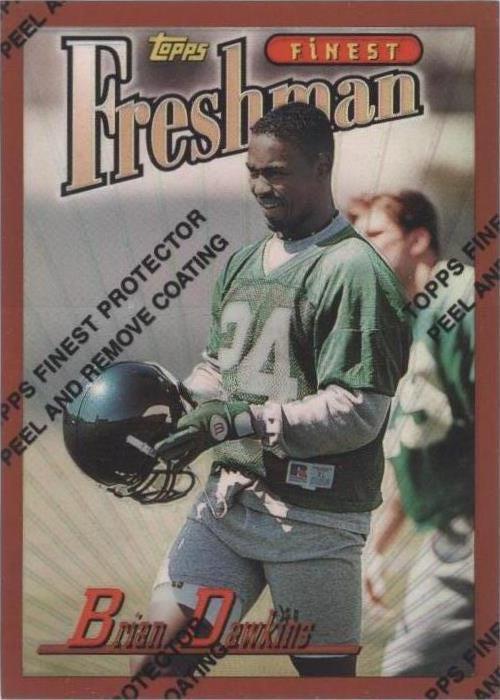 1996 Topps Finest - Brian Dawkins #344 Refractor (RC) for sale online ...