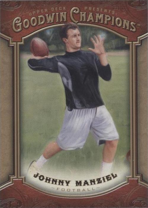 2014 Upper Deck Goodwin Champions - Johnny Manziel #68 (RC) for sale ...