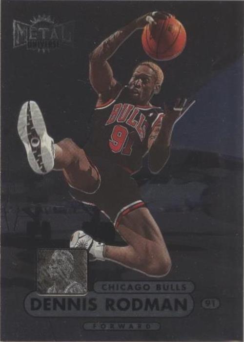1997-98 Metal Universe Championship Preview - Dennis Rodman #62 for ...