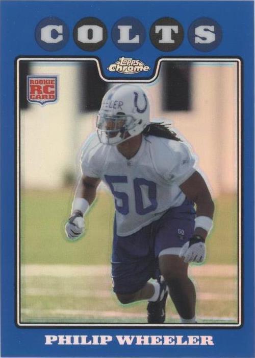2008 Topps Chrome - Philip Wheeler #TC249 Blue Refractor (RC) for sale ...
