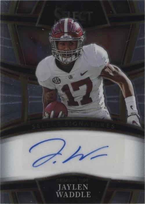 2023 Panini Select Draft Picks - Signatures Jaylen Waddle #S-JW (AU ...