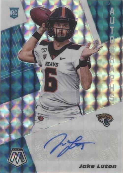 2020 Panini Mosaic - Rookie Autographs Mosaic Jake Luton #RA57 (AU, RC ...