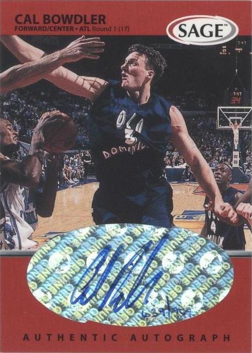 1999 SAGE - Autographs Cal Bowdler #A7 Red /999 (AU) for sale online | eBay