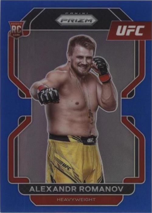 2022 Panini Prizm UFC - Alexandr Romanov #137 Blue Prizm /199 (RC) for ...