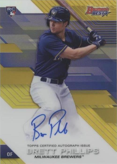 2017 Bowman's Best - Best of 2017 Autographs Brett Phillips #B17-BP ...