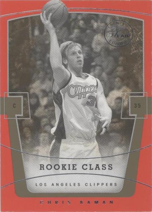 2003-04 Flair Final Edition - Rookie Class #81 Chris Kaman /799 (RC ...