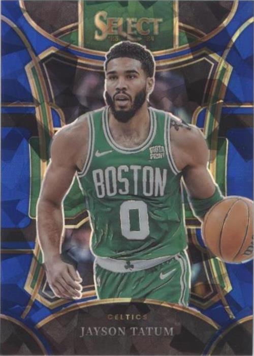 2023-24 Panini Select - Mezzanine Level Jayson Tatum #356 Blue Cracked Ice Prizm for sale online ...