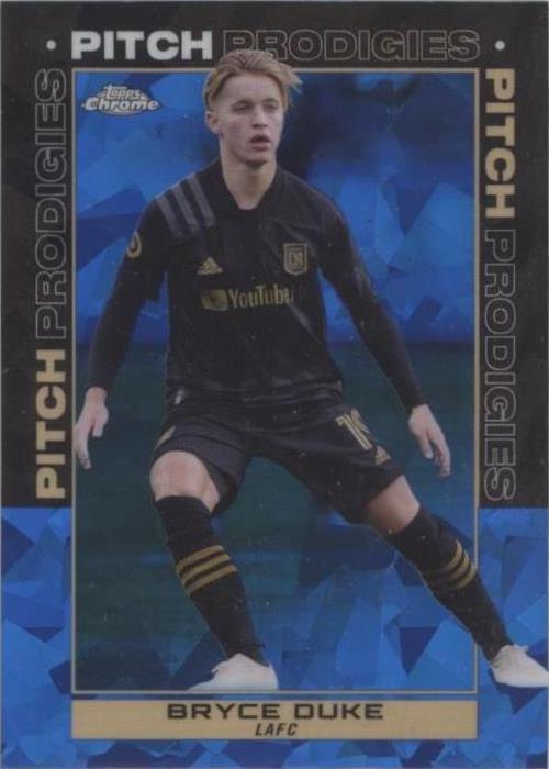 2021 Topps Chrome MLS Sapphire Edition - Pitch Prodigies Bryce Duke ...
