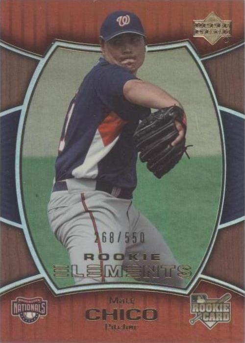 2007 Upper Deck Elements - Rookie Elements Matt Chico #168 /550 (RC ...
