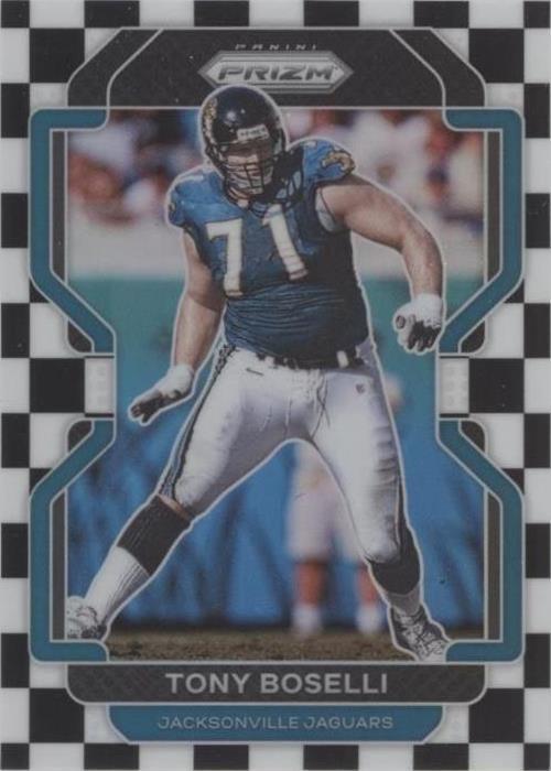 2021 Panini Prizm - Black and White Checker Prizm #20 Tony Boselli for ...