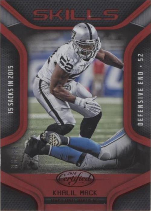 2016 Panini Certified - Skills Mirror Red #18 Khalil Mack /99 for sale ...