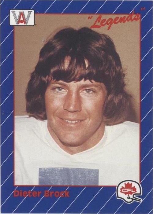 1991 All World CFL - Dieter Brock #6 for sale online | eBay