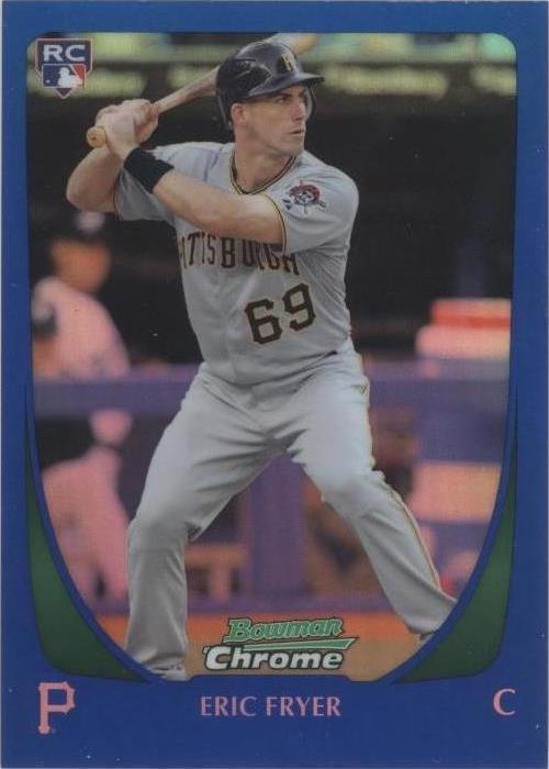 2011 Bowman Draft Picks & Prospects - Chrome Eric Fryer #36 Blue ...