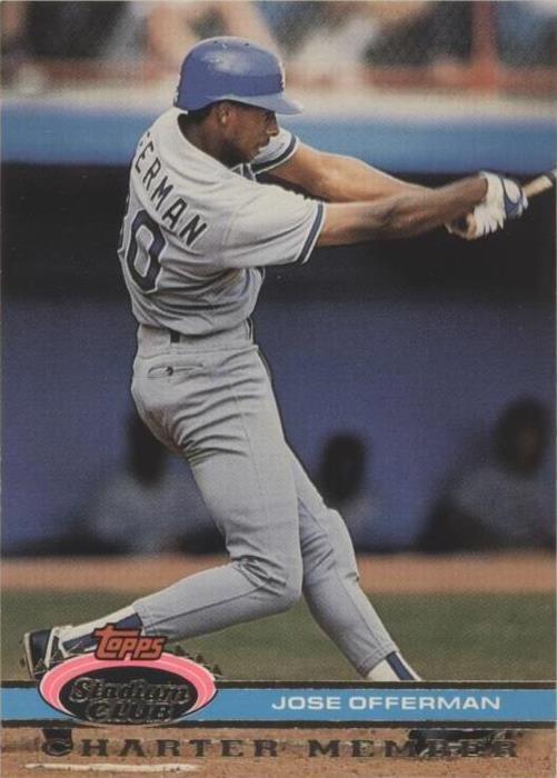 1991 Stadium Club Charter Member - Jose Offerman for sale online | eBay