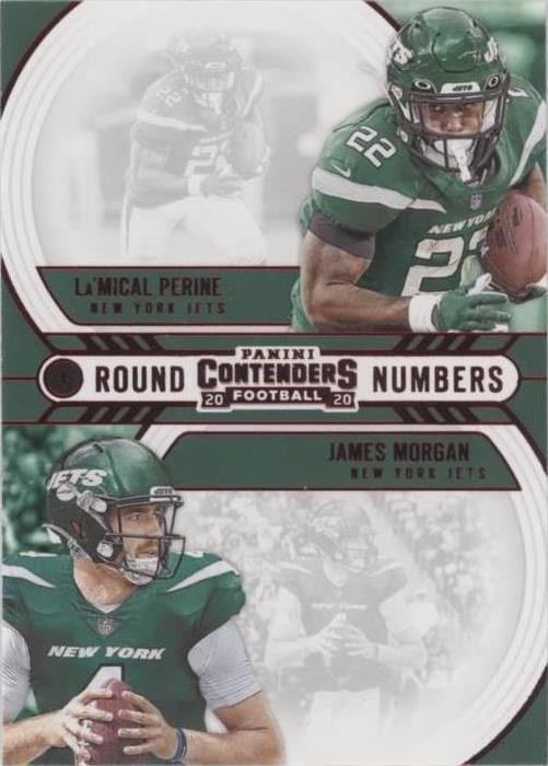 2020 Panini Contenders - Round Numbers Ruby #RN-PM La'Mical Perine ...