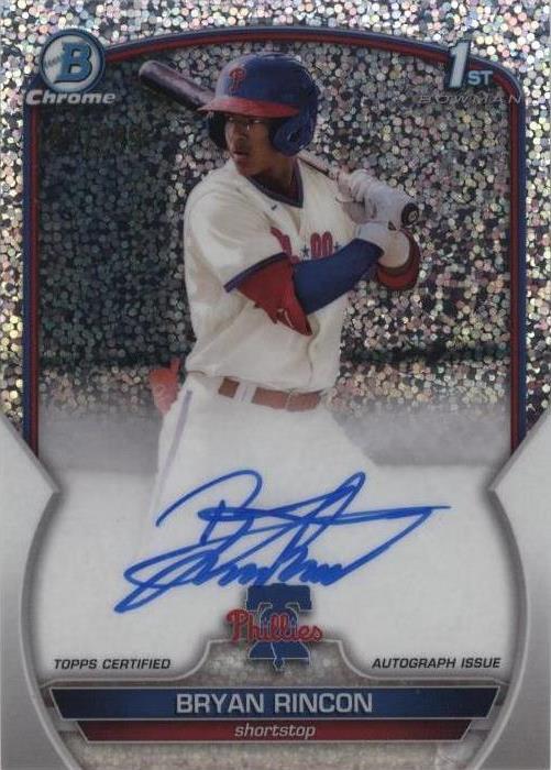 2023 Bowman Chrome - Prospect Autographs Speckle Refractor #CPA-BRN ...