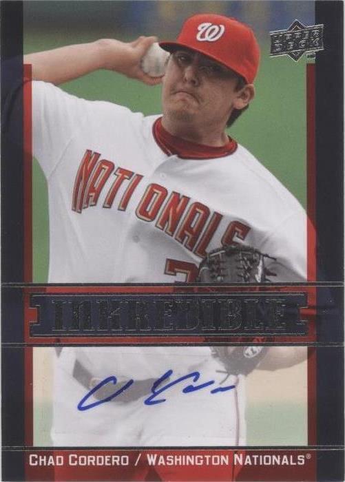 2009 Upper Deck - Inkredible Series 1 Chad Cordero #CC (AU) for sale ...