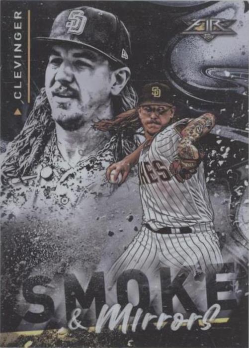2021 Topps Fire - Smoke and Mirrors Mike Clevinger #SM-19 for sale ...
