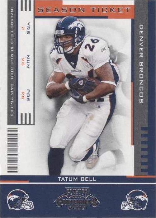 2005 Playoff Contenders - #32 Tatum Bell for sale online | eBay