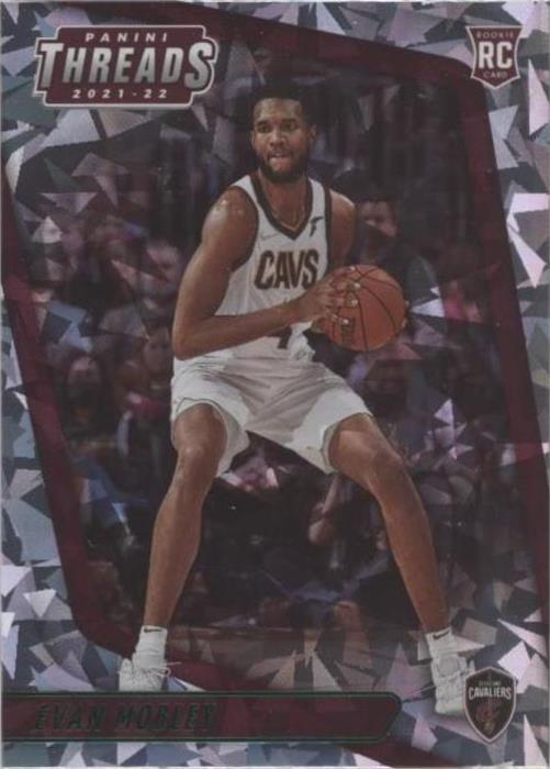2021-22 Panini Chronicles - Threads Green Ice #94 Evan Mobley (RC) for ...