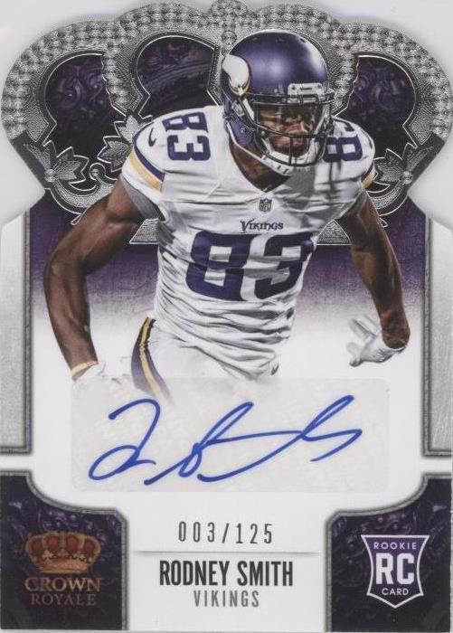 2013 Panini Crown Royale - Rodney Smith #183 Silver Die-Cut Crown ...
