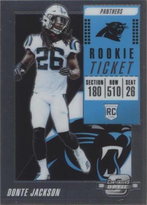 2018 Panini Contenders Optic - Rookie Ticket Donte Jackson #96 (RC) for ...