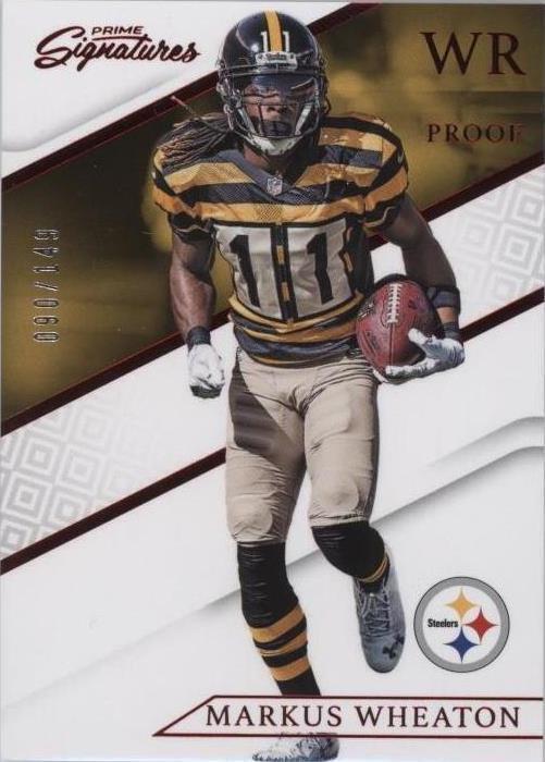 2016 Panini Prime Signatures - Markus Wheaton #76 Prime Proof Red /149 ...