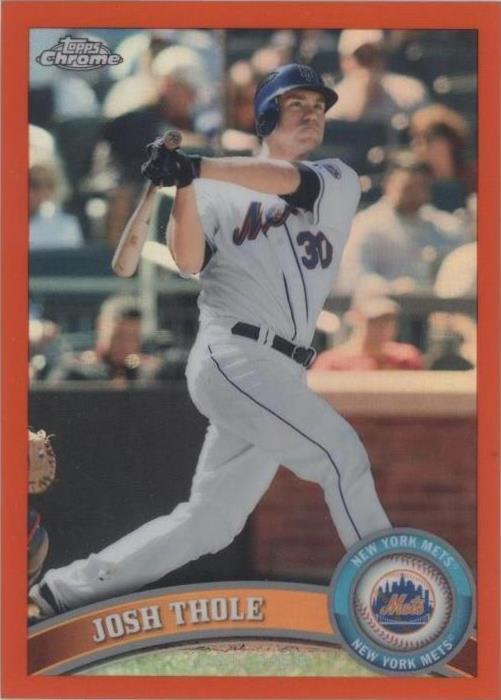 2011 Topps Chrome - Orange Refractor #152 Josh Thole for sale online | eBay