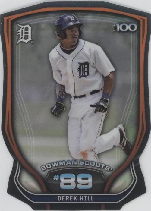 2015 Bowman - Bowman Scouts' Top 100 Die-Cut #BTP-89 Derek Hill /99 (RC ...