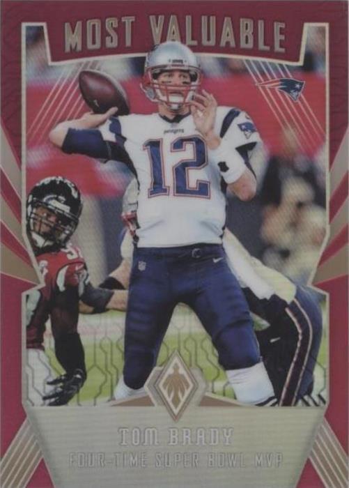 2018 Panini Phoenix - Most Valuable Tom Brady #1 Pink /199 for sale ...