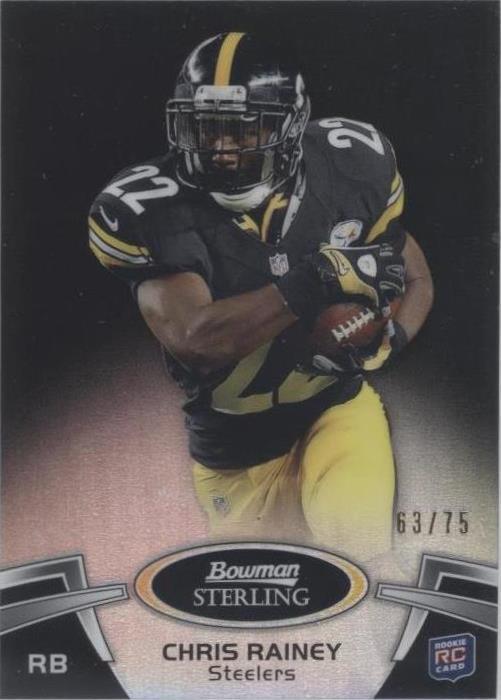 2012 Bowman Sterling - Chris Rainey #48 Black Refractor /75 (RC) for ...