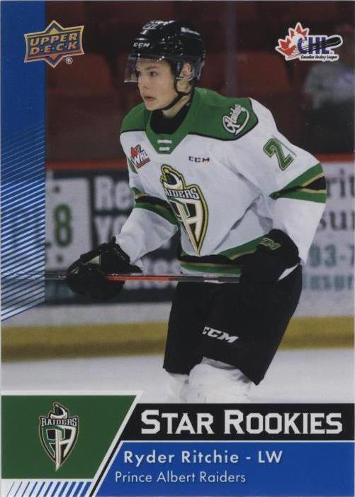 2022-23 Upper Deck CHL - Star Rookies Ryder Ritchie #398 Blue (RC) for ...