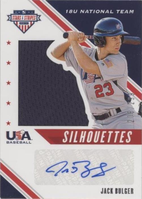 2020 Panini USA Baseball Stars & Stripes - Silhouettes Signatures Jack ...