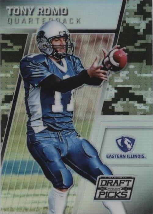 2016 Panini Prizm Collegiate Draft Picks - Camo Prizm #96 Tony Romo ...