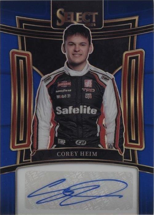 2024 Panini Select - Signatures Corey Heim #S-CHM Blue Prizm /99 (AU ...