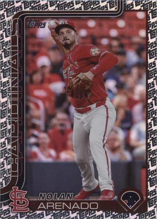 2025 Topps Series 1 - Nolan Arenado #101 Topps Foil Pattern for sale ...