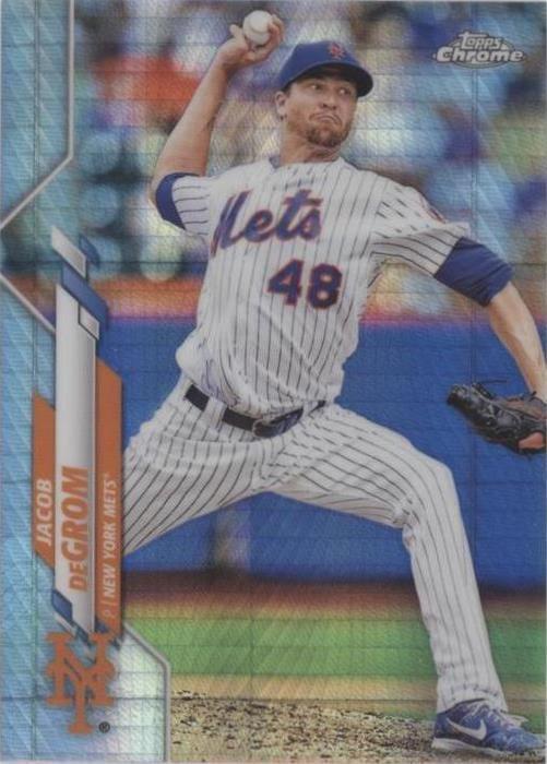 2020 Topps Chrome - Jacob deGrom #81 Prism Refractor for sale online | eBay