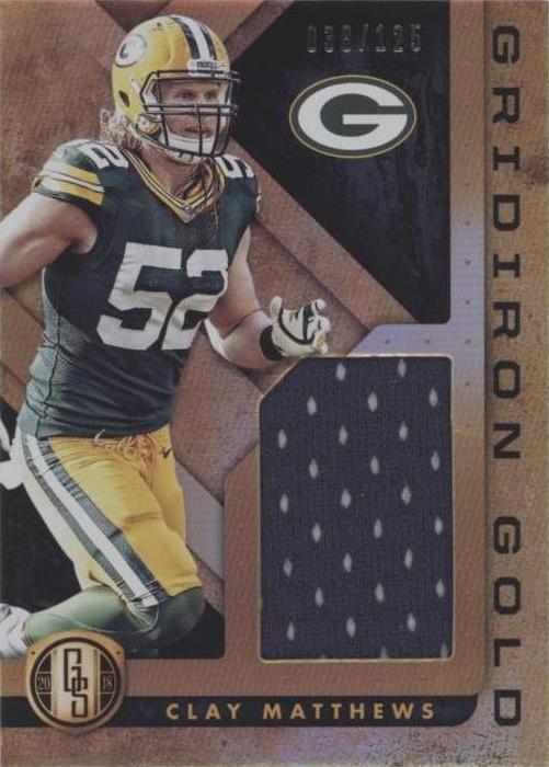 2018 Panini Gold Standard - Gridiron Gold #GG-16 Clay Matthews /125 ...