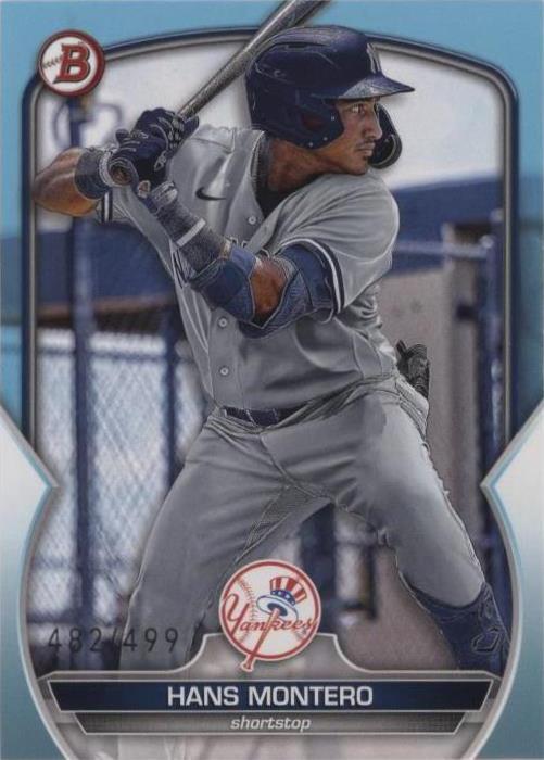 2023 Bowman Draft - Sky Blue #BD-12 Hans Montero /499 (RC) for sale ...