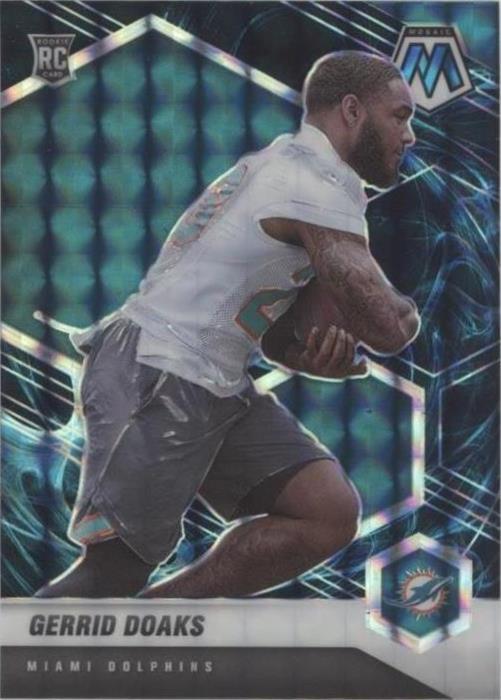 2021 Panini Mosaic - Rookies Mosaic Genesis Prizm #373 Gerrid Doaks (RC ...