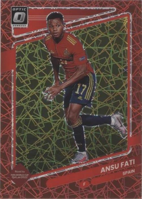 2021-22 Panini Donruss Road to Qatar - Optic Red Velocity Prizm #146 ...